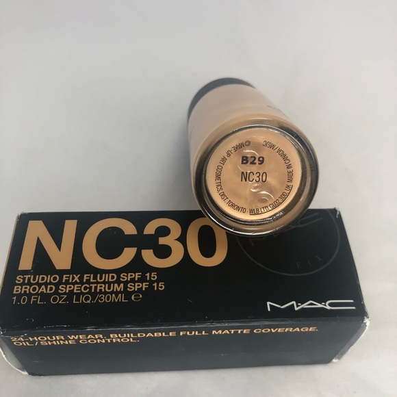 MAC Cosmetics | Makeup | Mac Nc3 Studio Fix Fluid Foundation Makeup Spf ...